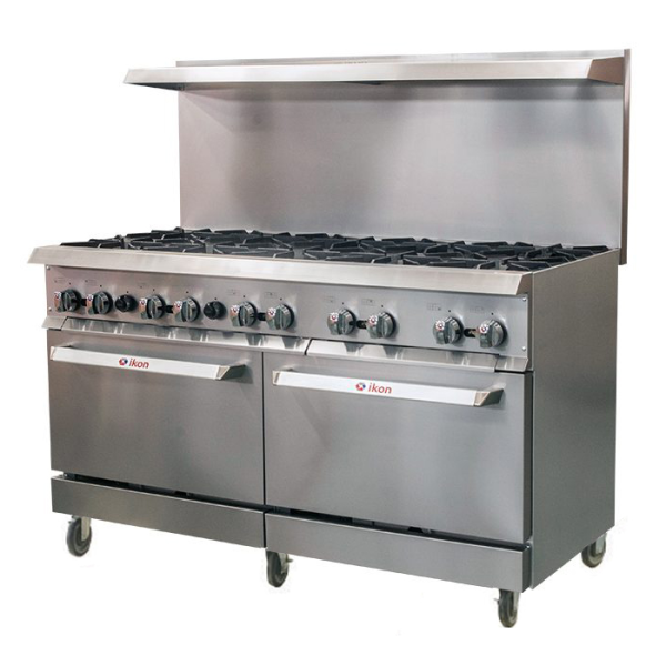 Ikon IR-60 - 60" Commercial Gas Range with 2 Ovens – Mega Food Equipment