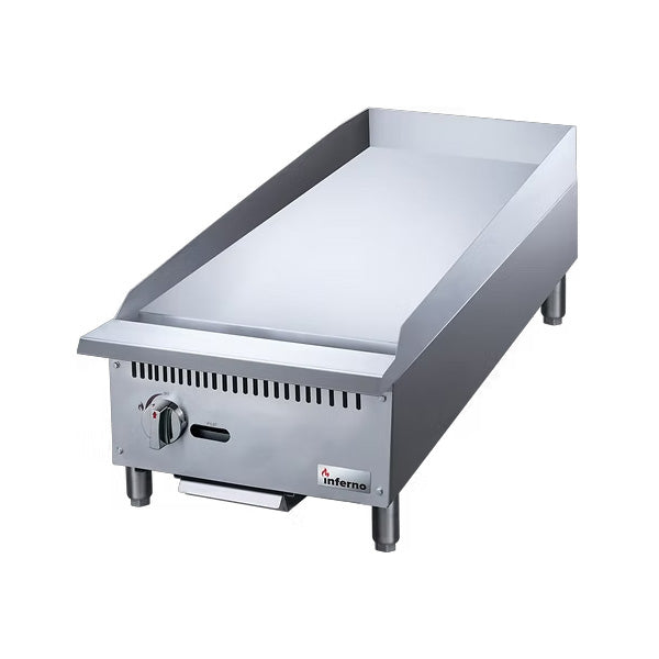 Inferno IMG-12 - 12" Manual Gas Griddle - 30,000 BTU – Mega Food Equipment