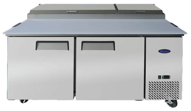 Atosa MPF8202GR - 67" Refrigerated Pizza Prep Table with Two Doors ...