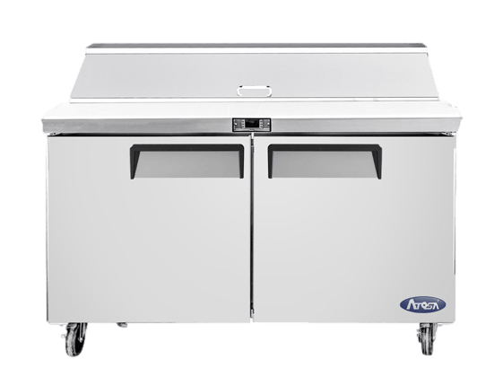 Atosa MSF8302GR - 48.2" Refrigerated Prep Table with Two Doors – Mega ...
