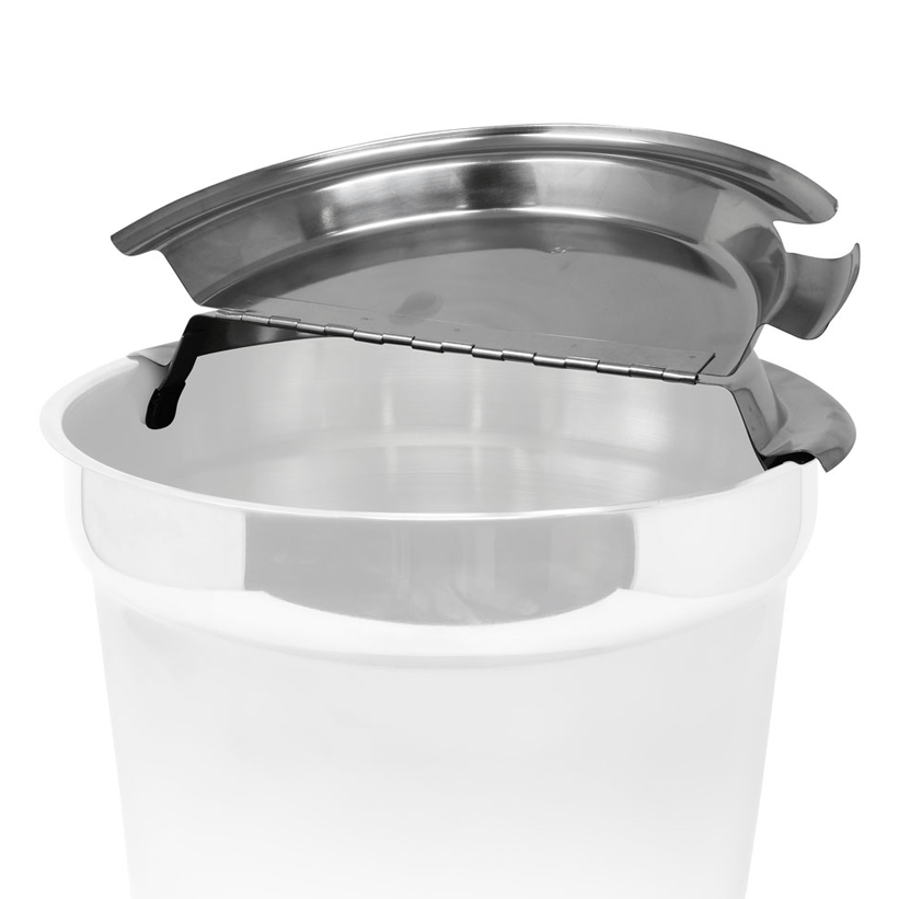 Omcan - Hinged Cover for Stainless Steel Steam Table Inset – Mega Food ...