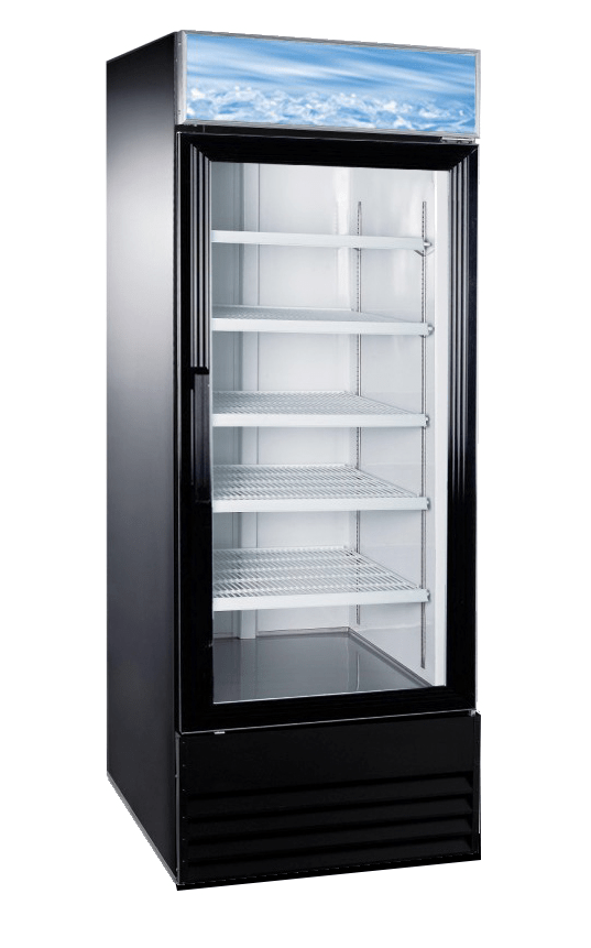 Omcan RE-CN-0023 - 28.3" Single Glass Door Display Cooler - 23 Cu. Ft ...