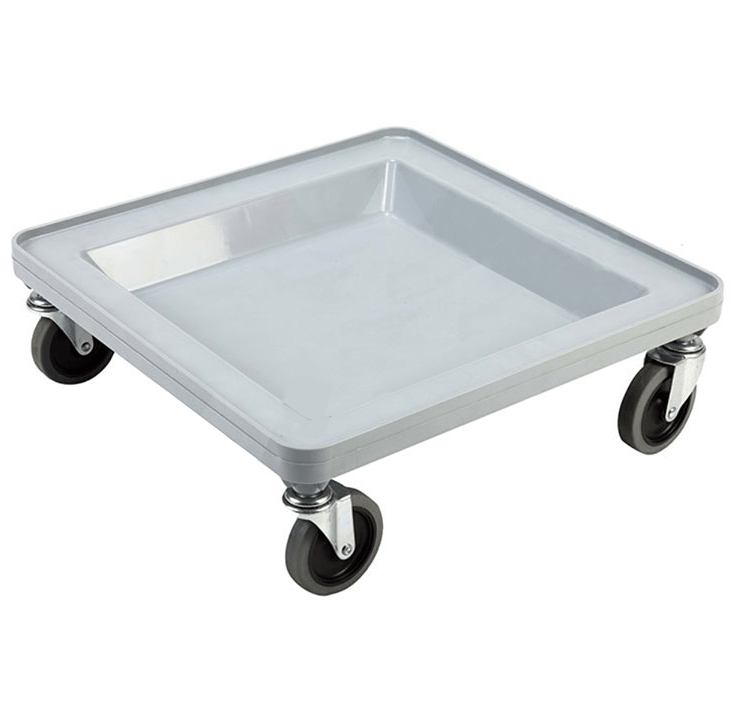 Omcan 44356 - Polypropylene Dish Rack Dolly with Handle - 132 lb. Capa ...